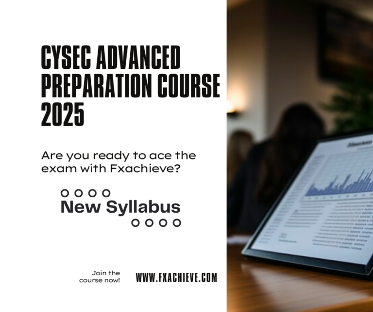 CySEC Advanced Preparation Course – FxAchieve